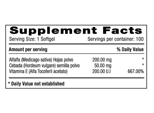 Chlo Green X 100 Softgels - Tienda Online