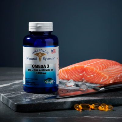 Omega 3 EPA + DHA 1300 mg x 100 Softgels - Tienda Online MNS